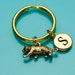 Tiger Keychain Gold Tiger Key Ring Animal Charm Jungle - Etsy