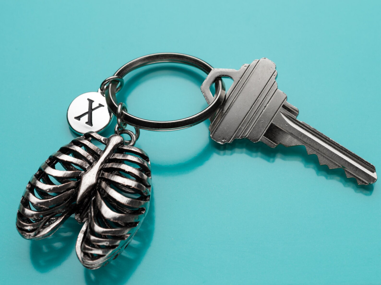 Rib Cage Keychain Rib Cage Key Ring Skeleton Ribcage | Etsy