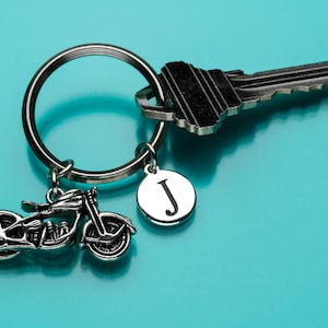 Large Motorcycle Keychain, Motorcycle Key Ring, Biker's Keychain ...