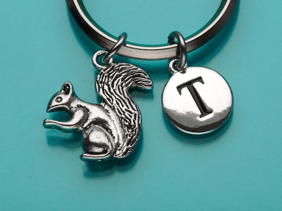 Squirrel Keychain Squirrel Key Ring Flying Squirrel Rodent | Etsy