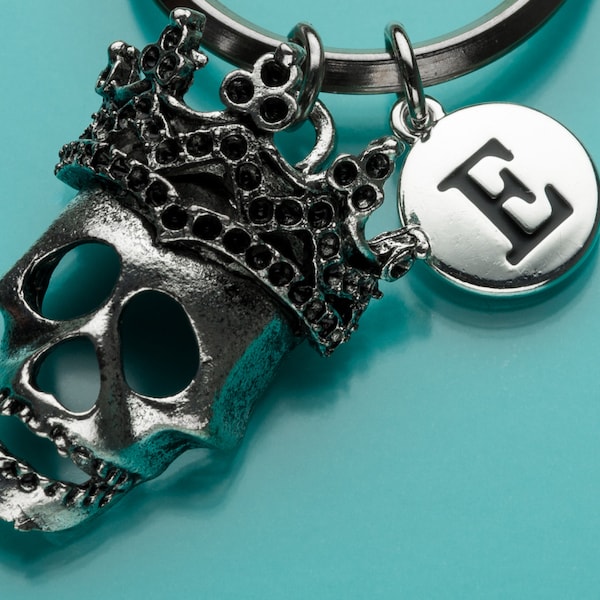 Skull With Crown Ring - Etsy