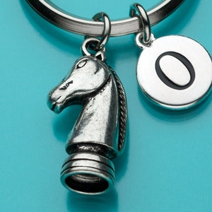 Knight Chess Piece Keychain, Knight Chess Piece Key Ring, Chess Knight ...