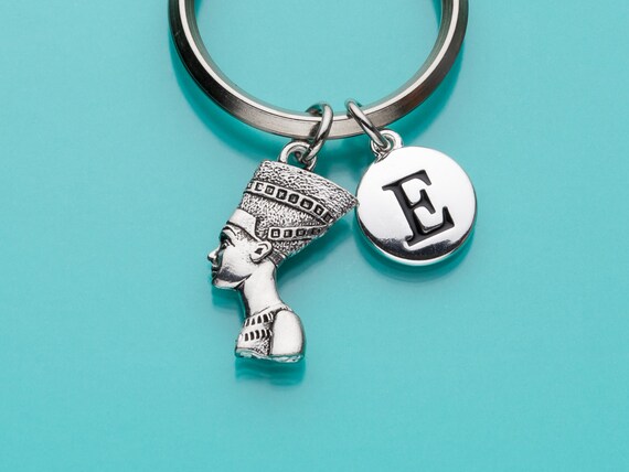 Nefertiti Keychain Nefertiti Key Ring Egyptian Charm - Etsy