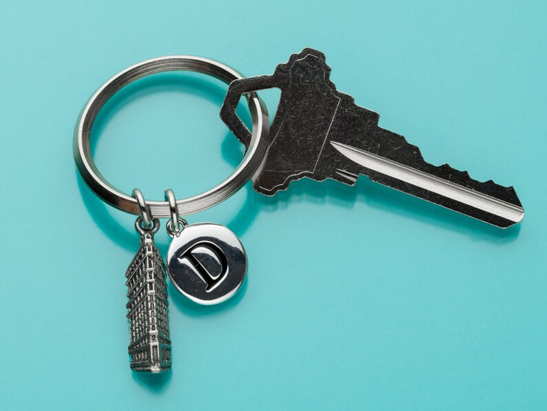 Flatiron Building Keychain Flatiron Building Key Ring | Etsy