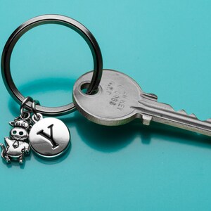 Cow Keychain, Cute Cow Key Ring, Farm Animal Charm, Initial Keychain ...