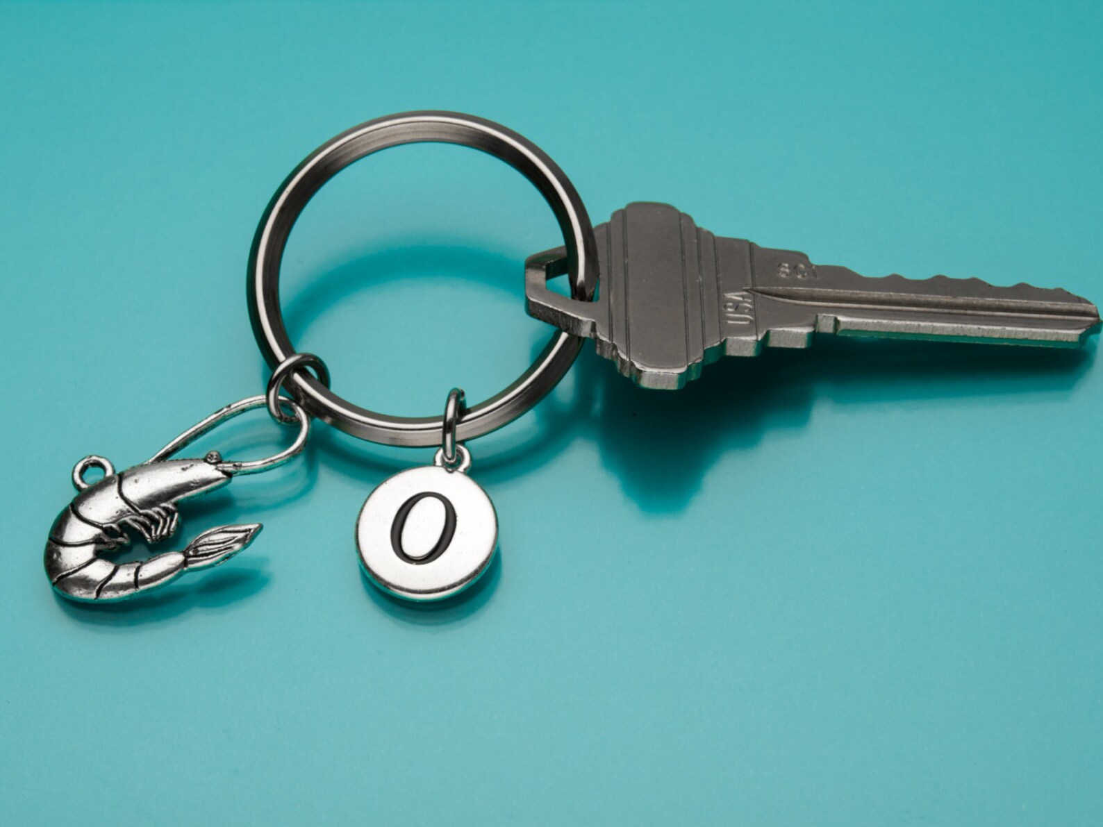 Shrimp Keychain Shrimp Key Ring Large Prawn Sea Creature - Etsy