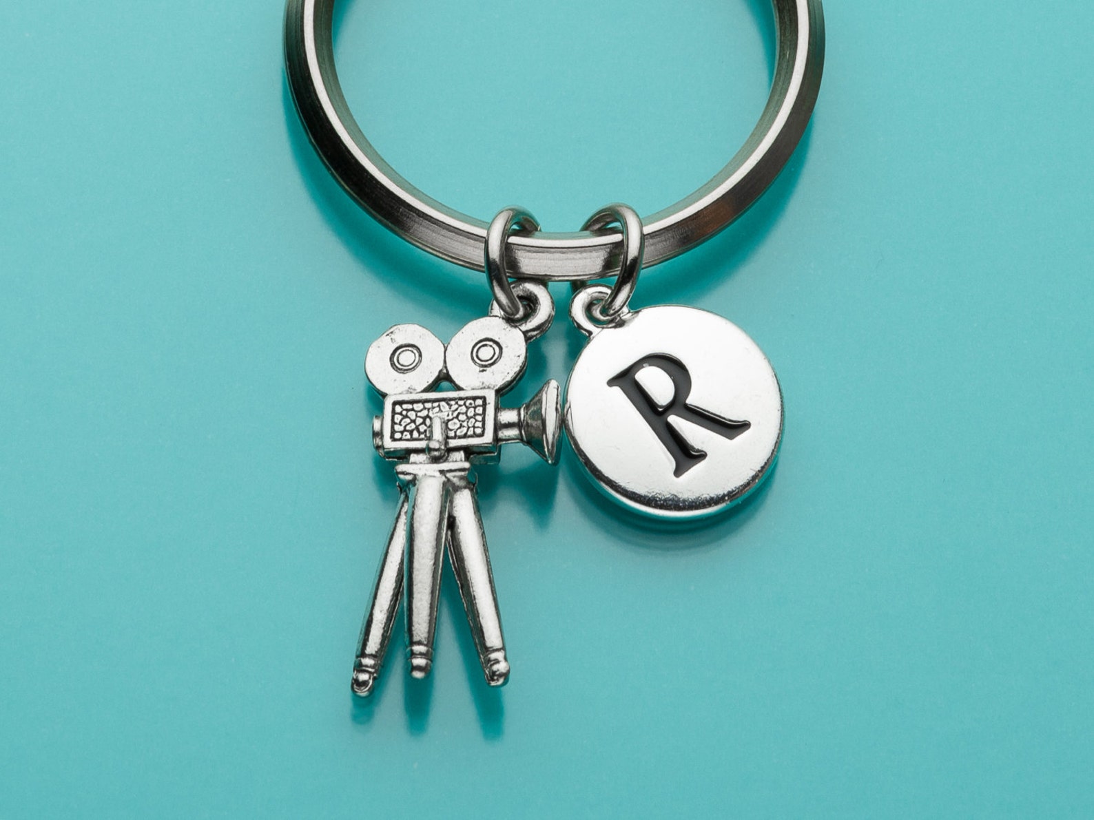 Movie Camera Keychain Movie Camera Key Ring Filmmaker's - Etsy