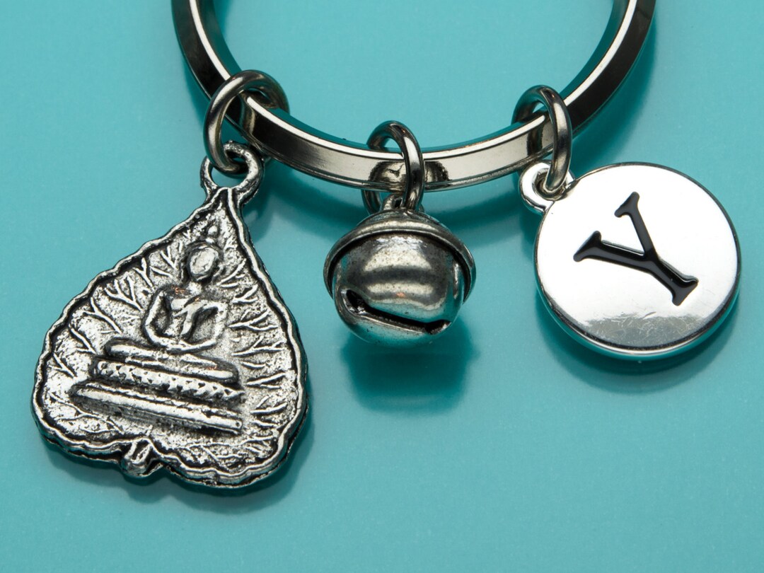 Tibetan Bell Keychain, Tibetan Bell Key Ring, Meditation Charm, Yoga ...