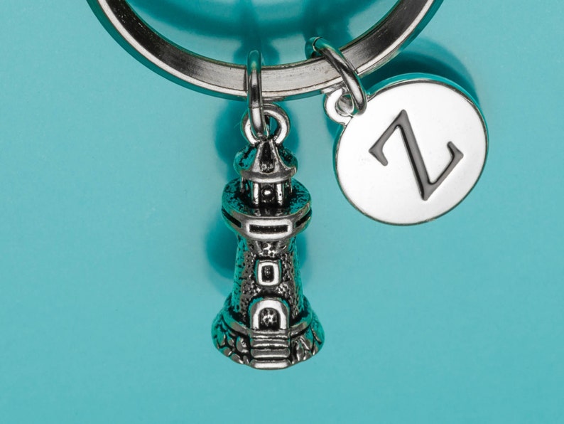 Lighthouse Keychain Lighthouse Key Ring Nautical Charm - Etsy UK