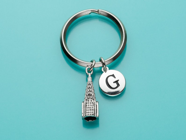 Chrysler Building Keychain Chrysler Building Key Ring - Etsy