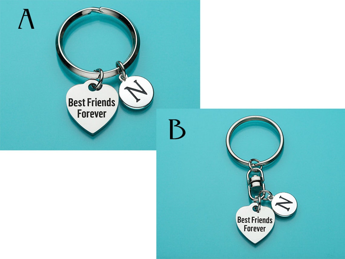 Best Friends Forever Keychain Best Friends Forever Key Ring - Etsy