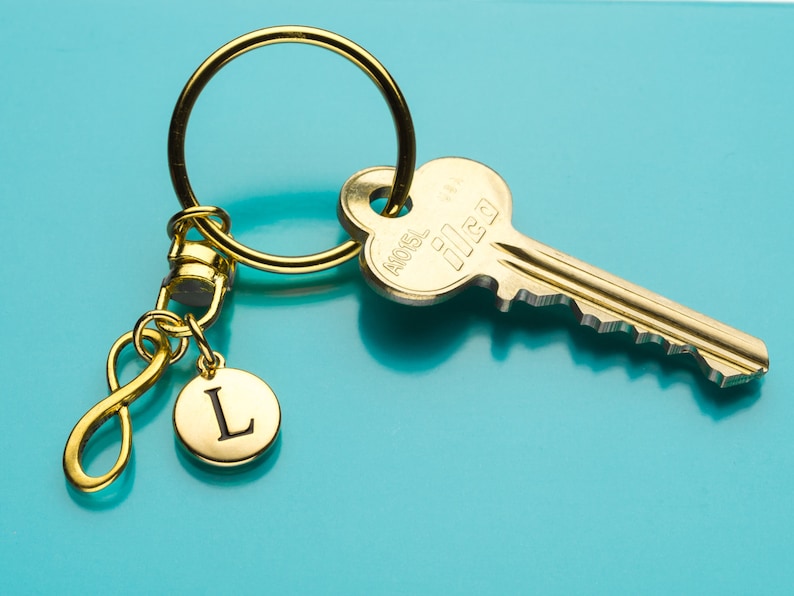 Infinity Keychain Gold Infinity Key Ring Infinity Symbol - Etsy
