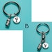 Fire Hydrant Keychain, Fire Hydrant Key Ring, Dog Charm, Initial ...