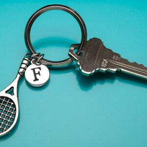 Tennis Racquet Keychain, Tennis Racket Key Ring, Tennis Lover, Tennis ...