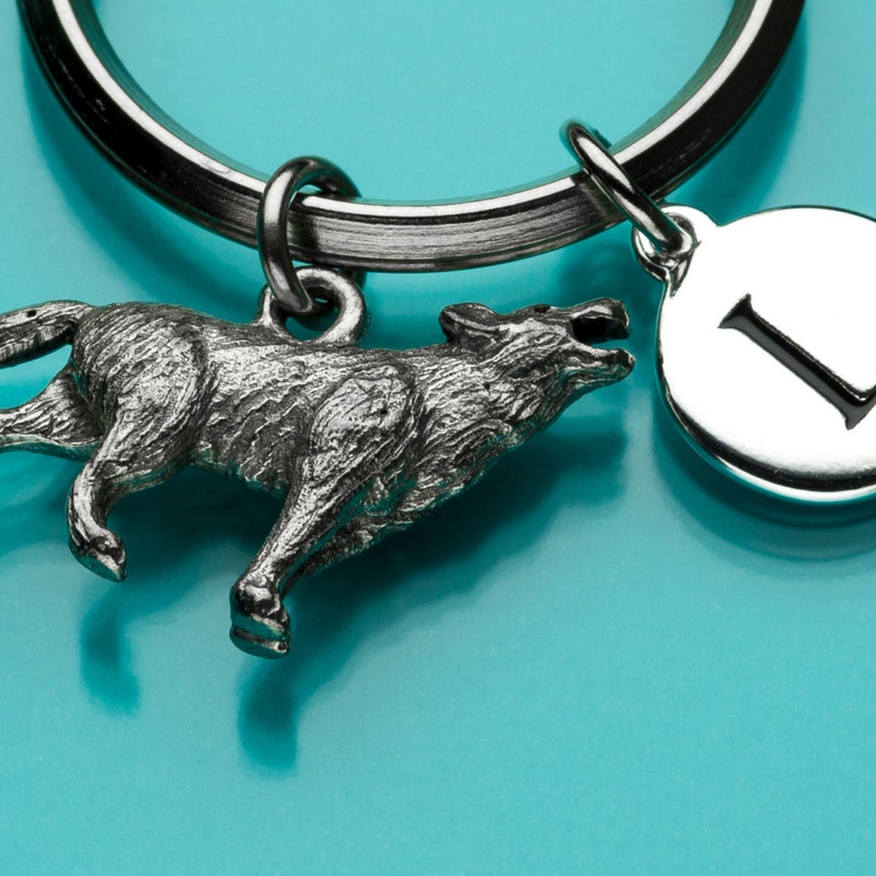 Wolf Keychain - Etsy
