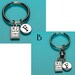 Eye Chart Keychain, Snellen Eye Chart Key Ring, Eye Doc Charm, Vision ...