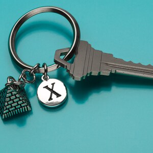 Pyramid Keychain, Egyptian Pyramid Key Ring, Initial Keychain ...