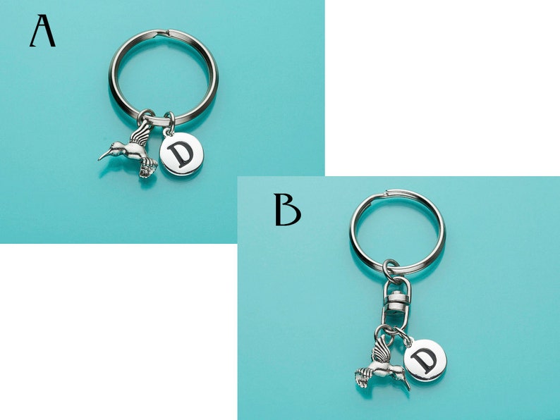 Hummingbird Keychain Hummingbird Key Ring Bird Keyring - Etsy