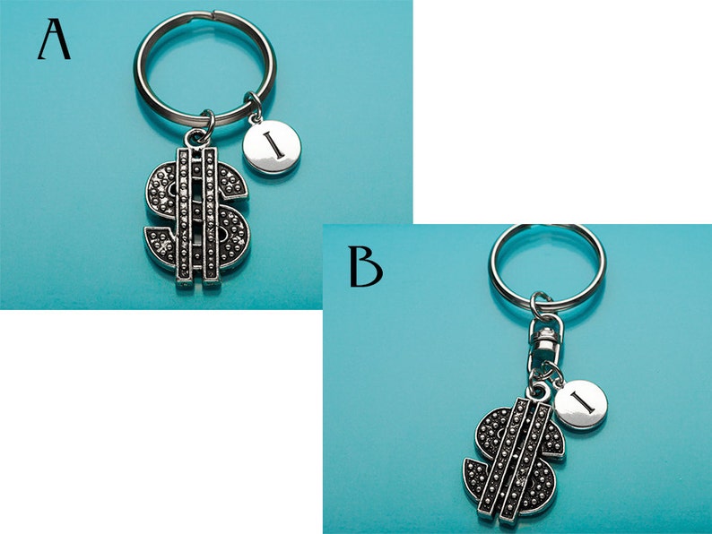 Dollar Sign Keychain Money Sign Key Ring Riches Charm Dough - Etsy