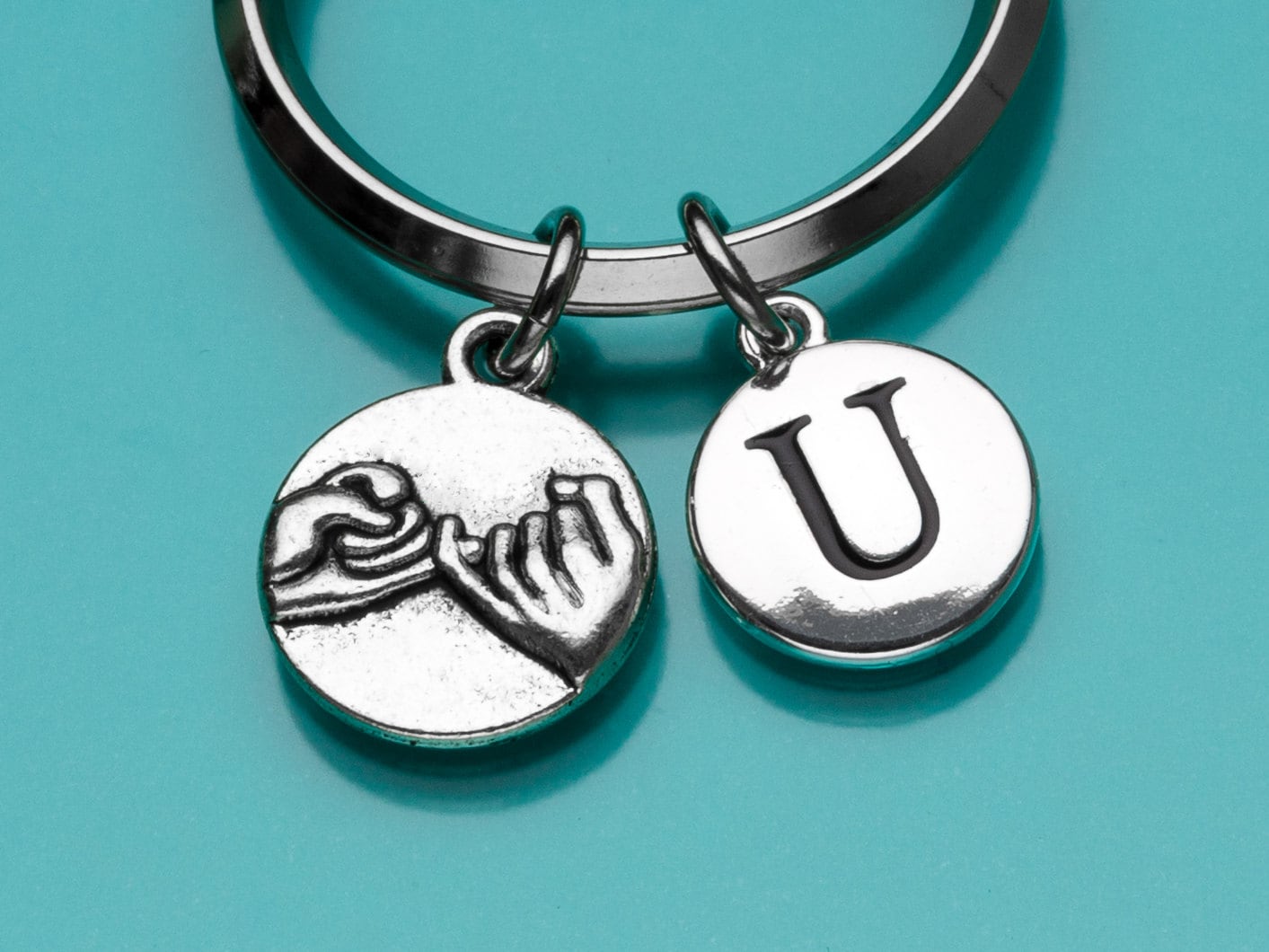 Pinkie Swear Keychain Pinkie Promise Key Ring Best Friends | Etsy