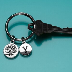 Tree of Life Keychain, Tree of Life Key Chain, Family Tree Key Ring ...