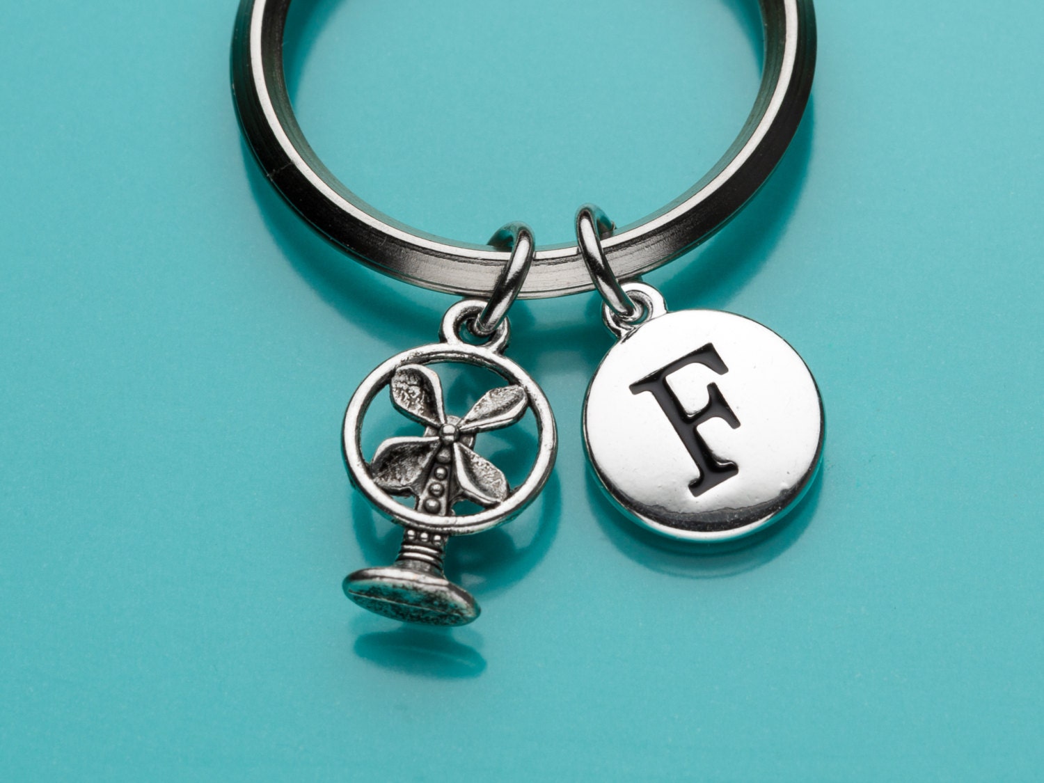 Fan Keychain Electric Fan Key Ring Antique Fan Keychain | Etsy