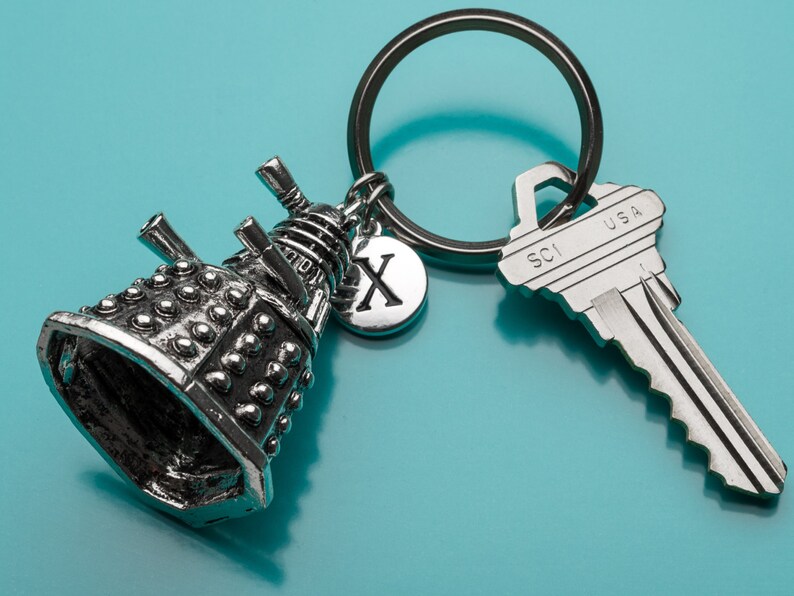 Robot Keychain Huge Robot Key Ring War Robot Initial - Etsy