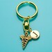 Caduceus Keychain, Gold Caduceus Key Ring, Doctor's Medical Symbol ...