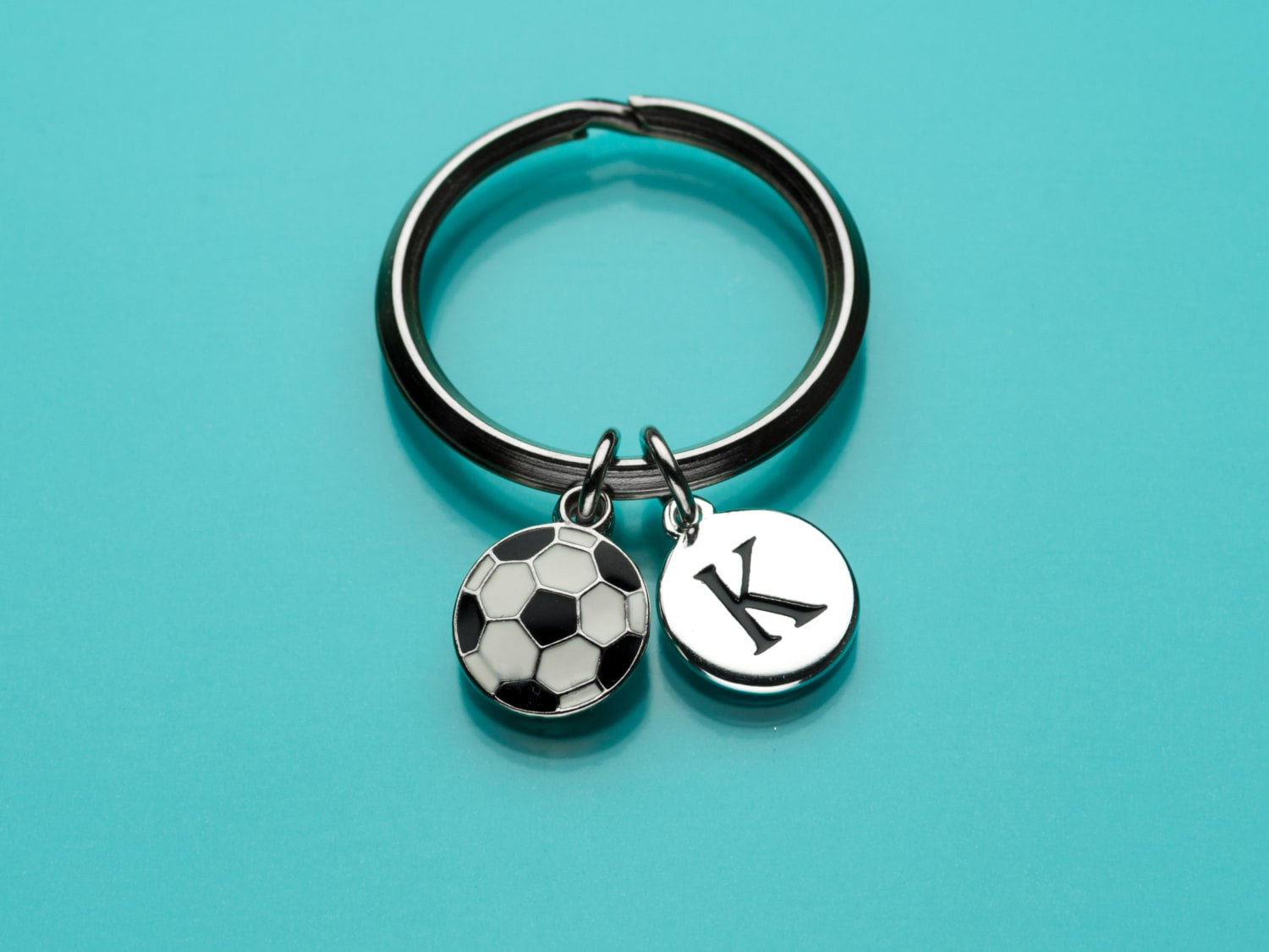 Soccer Ball Keychain Soccer Ball Key Ring Team Sport Charm | Etsy