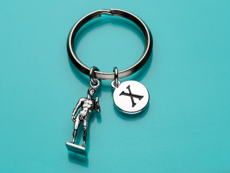 Michelangelo's David Keychain, Michelangelo's David Key Ring, David ...