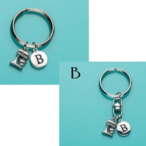 Food Mixer Keychain, Kitchen Aid Key Ring, Food Mixer Keyring, Initial ...