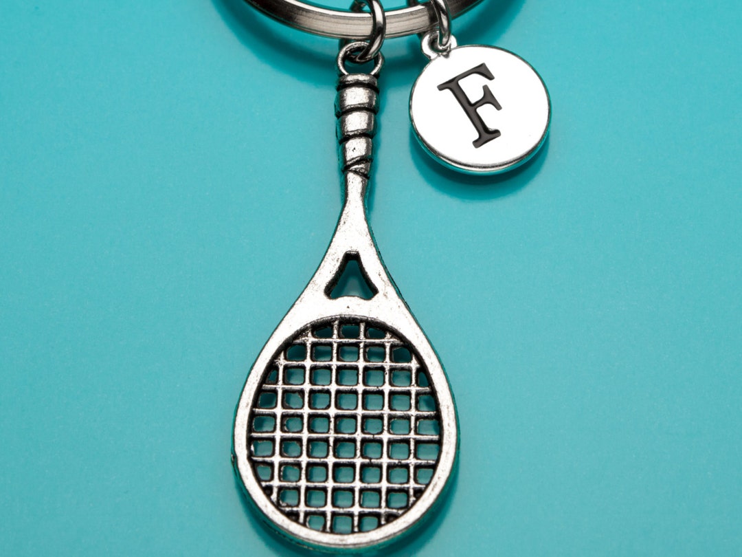 Tennis Racquet Keychain, Tennis Racket Key Ring, Tennis Lover, Tennis ...