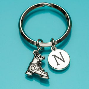 Ski Boot Keychain Keychain, Ski Boot Key Ring, Skier's Keychain, Sport ...