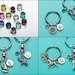 Eye Chart Keychain, Snellen Eye Chart Key Ring, Eye Doc Charm, Vision ...