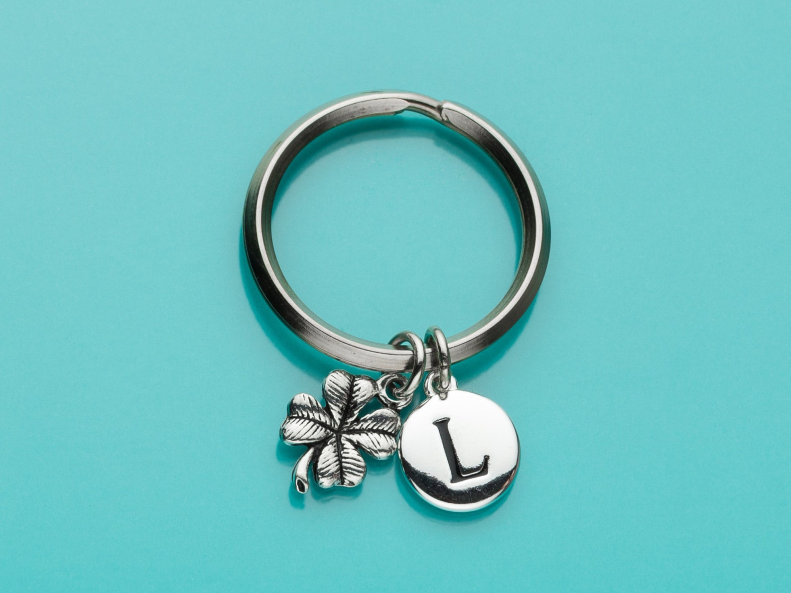 Four Leaf Clover Keychain Four Leaf Clover Key Ring Good - Etsy