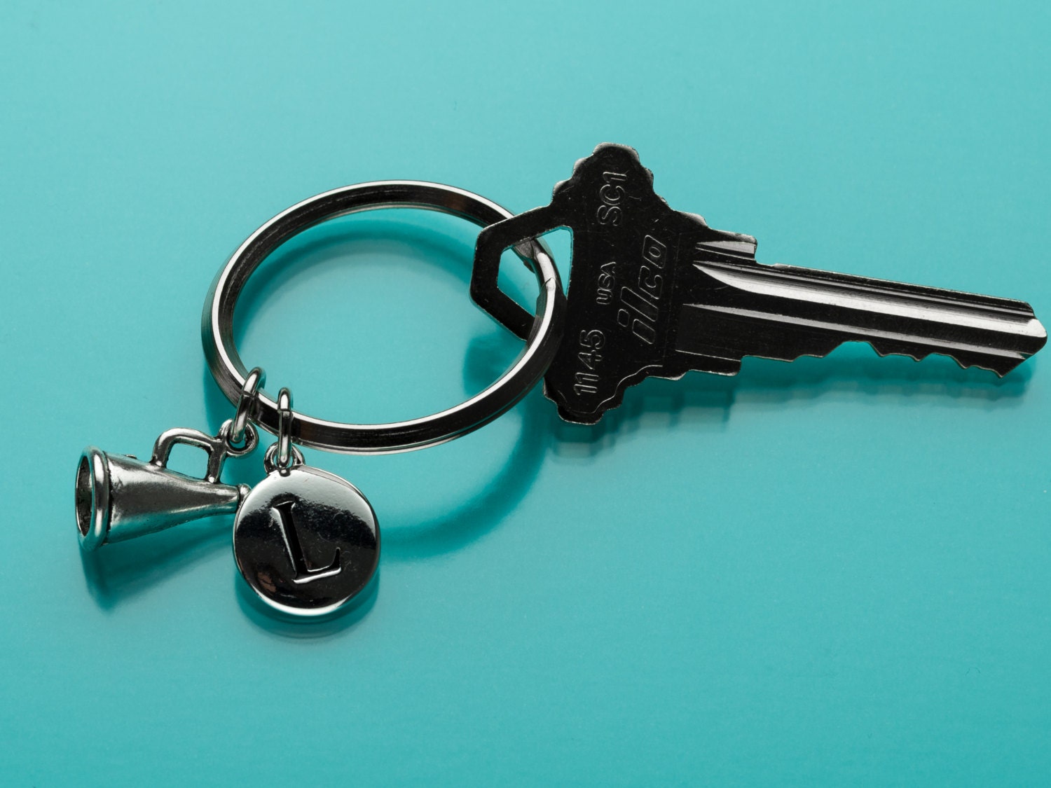 Cheerleader Megaphone Keychain Cheerleader Megaphone Key - Etsy