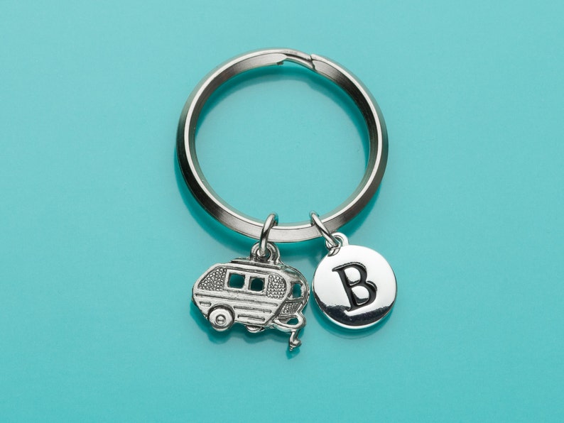 Trailer Keychain Camper Key Ring Camper Keychain Caravan | Etsy