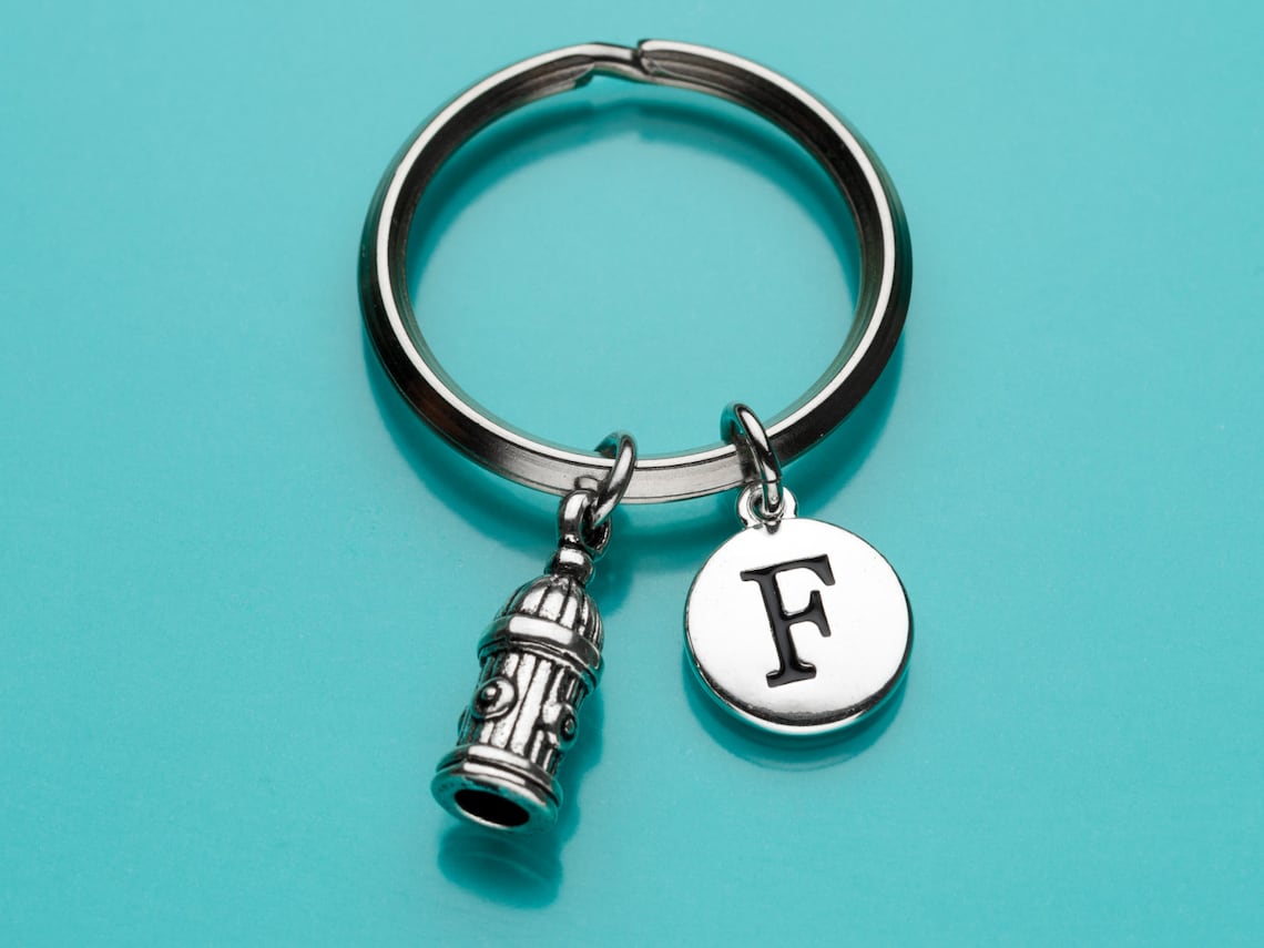Fire Hydrant Keychain Fire Hydrant Key Ring Dog Charm - Etsy