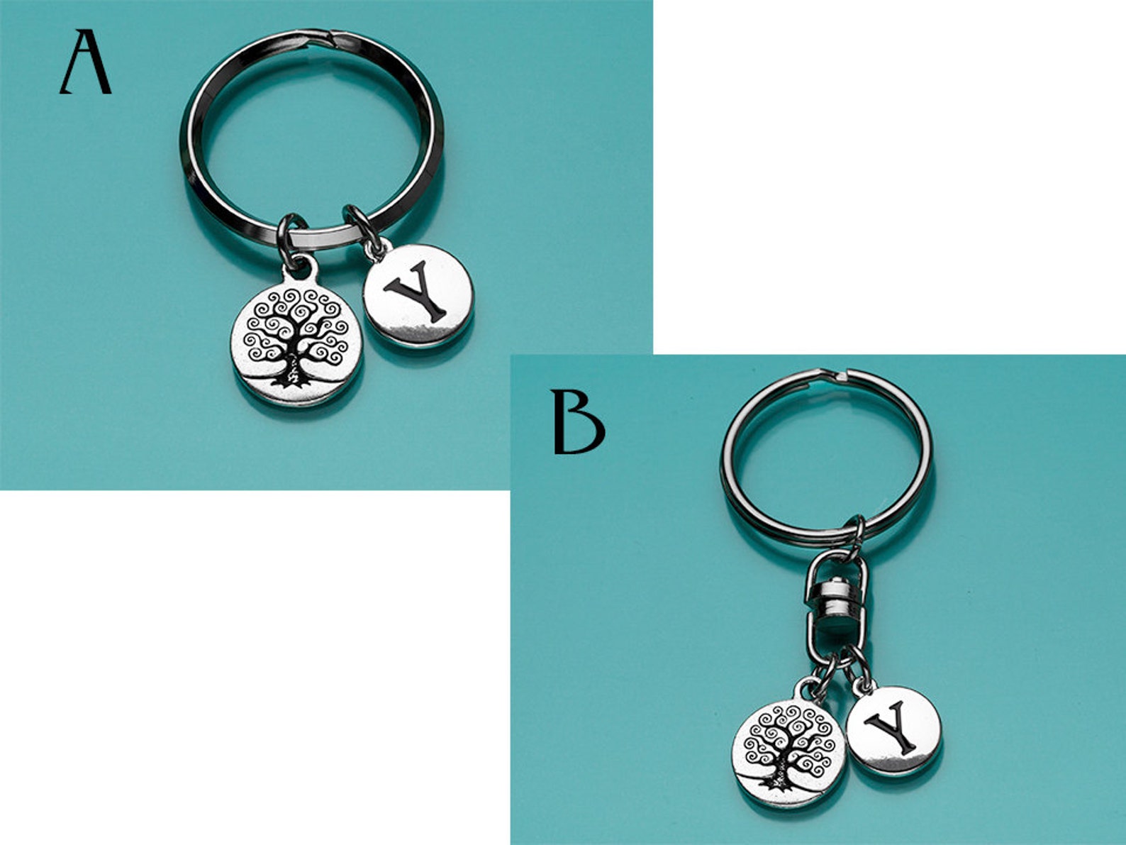 Tree of Life Keychain Tree of Life Key Chain Family Tree Key | Etsy