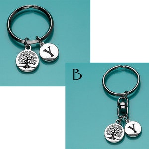 Tree of Life Keychain, Tree of Life Key Chain, Family Tree Key Ring ...