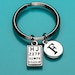 Eye Chart Keychain, Snellen Eye Chart Key Ring, Eye Doc Charm, Vision ...