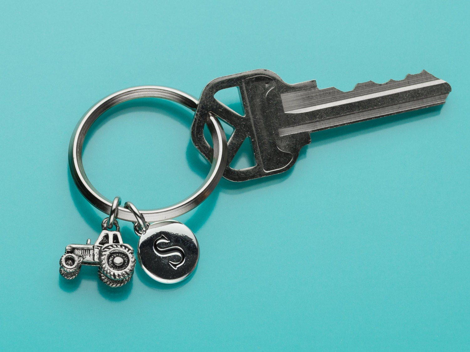 Tractor Keychain Tractor Key Ring Farm Equipment - Etsy