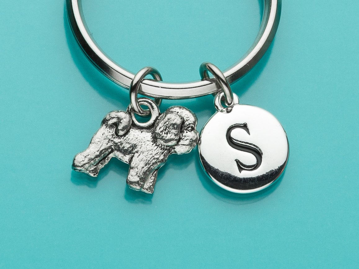 Bichon Frise Keychain Bichon Frise Key Ring Dog Keyring | Etsy