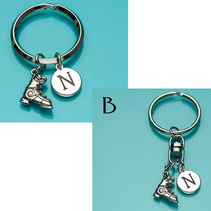 Ski Boot Keychain Keychain, Ski Boot Key Ring, Skier's Keychain, Sport ...