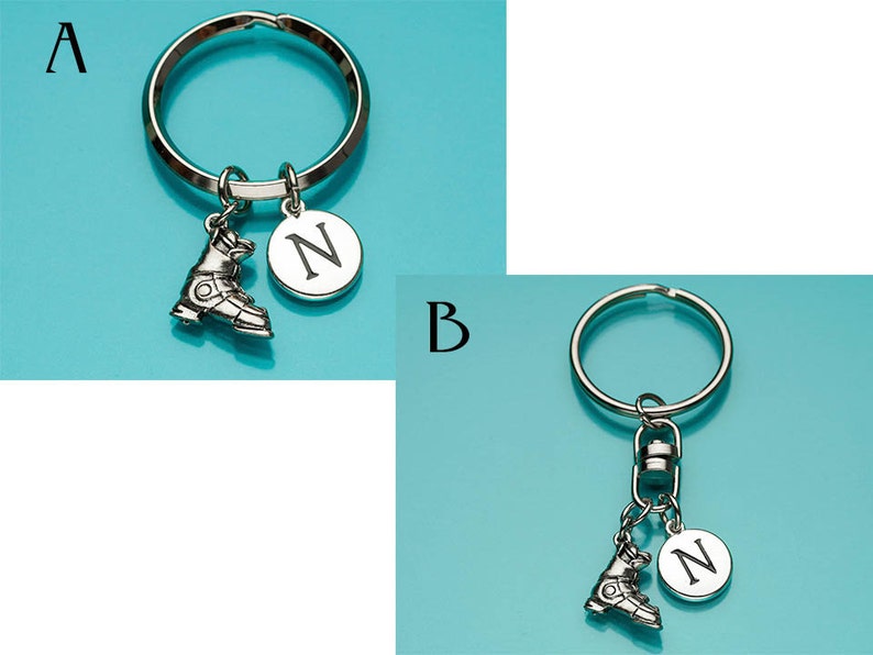 Ski Boot Keychain Keychain Ski Boot Key Ring Skier's | Etsy
