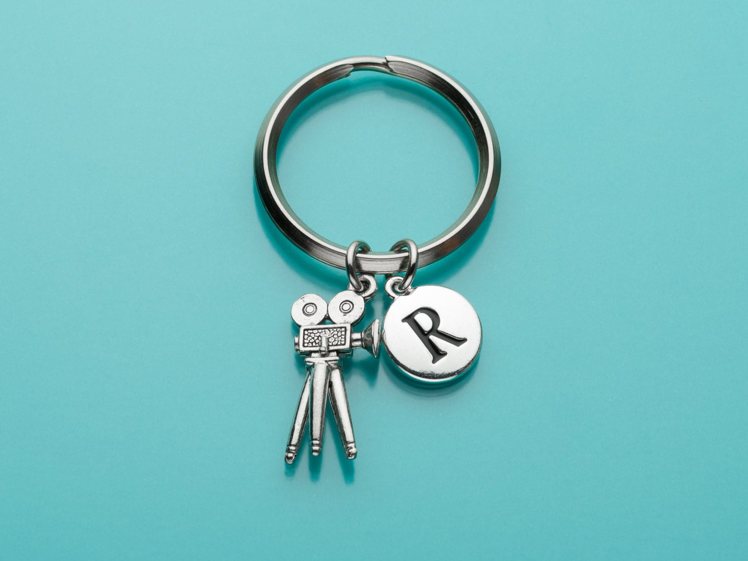 Movie Camera Keychain Movie Camera Key Ring Filmmaker's - Etsy