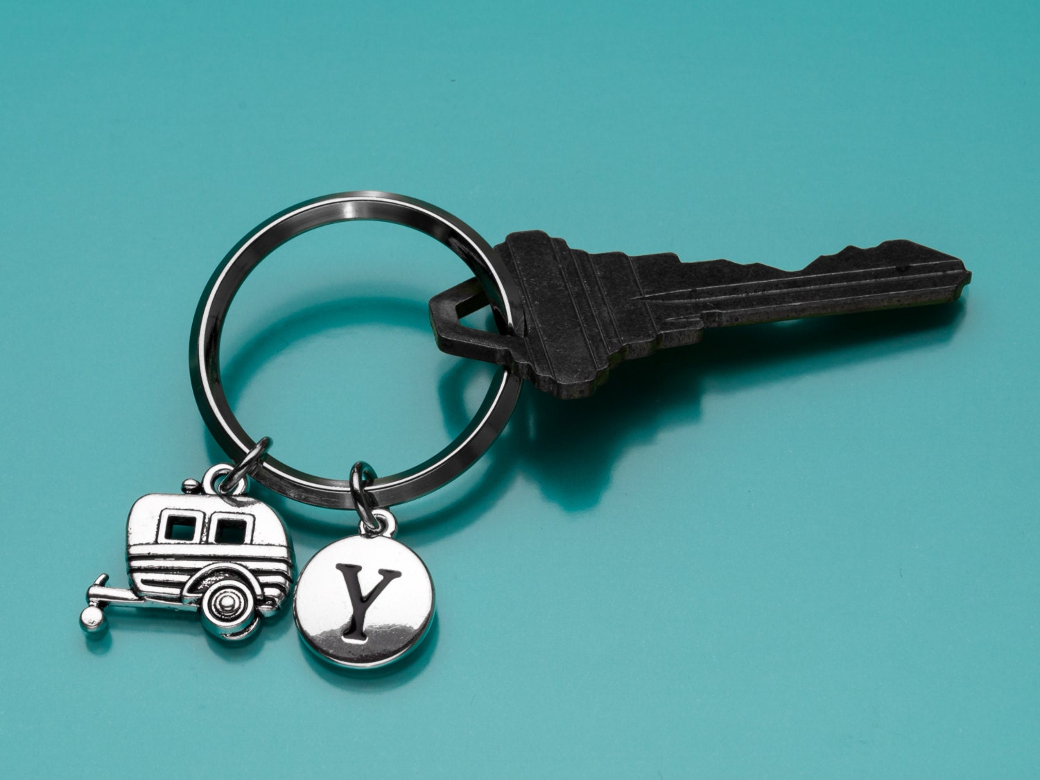 Camper Keychain Travel Trailer Caravan Key Ring Camping | Etsy
