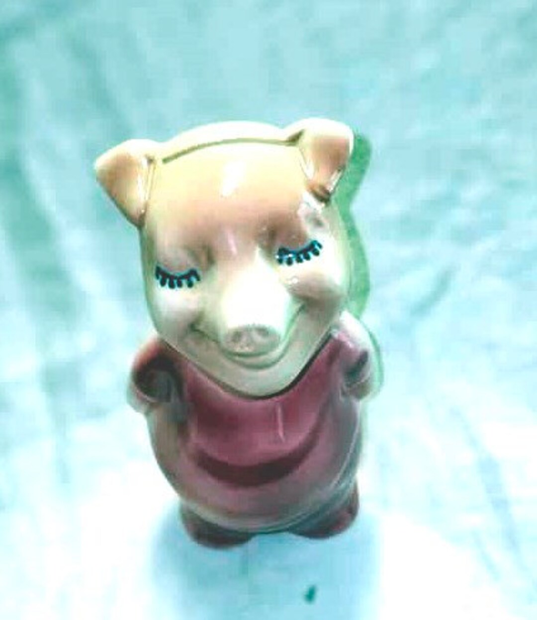 ROYAL COPLEY POTTERY – Pink – 6” Piggy Bank - Etsy