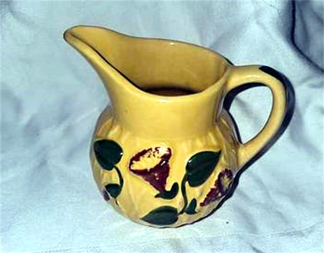 WATTS POTTERY – Morning Glory - #97 Creamer - Rare!!!!! - Etsy