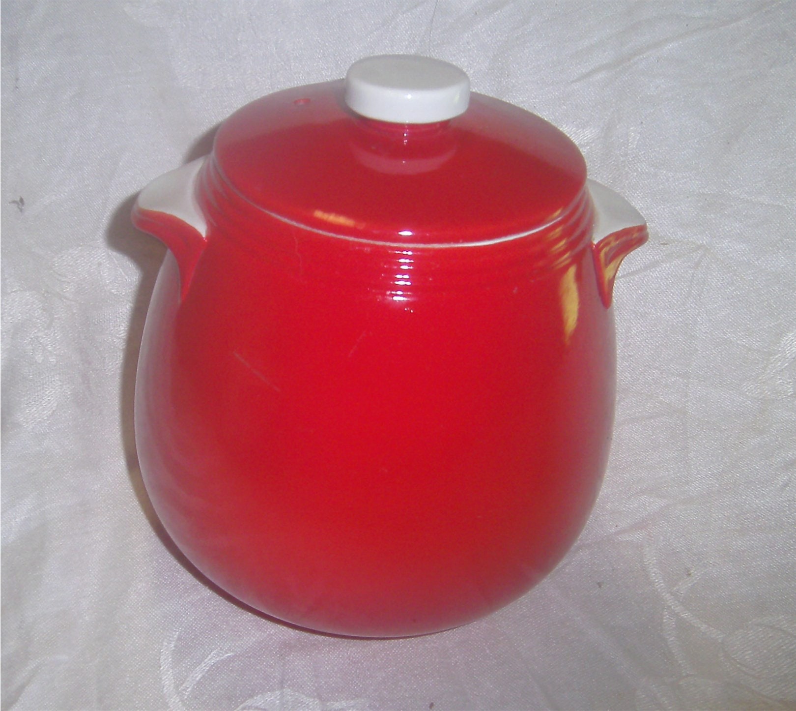 HALL CHINA – Chinese Red – Bean Pot - Etsy